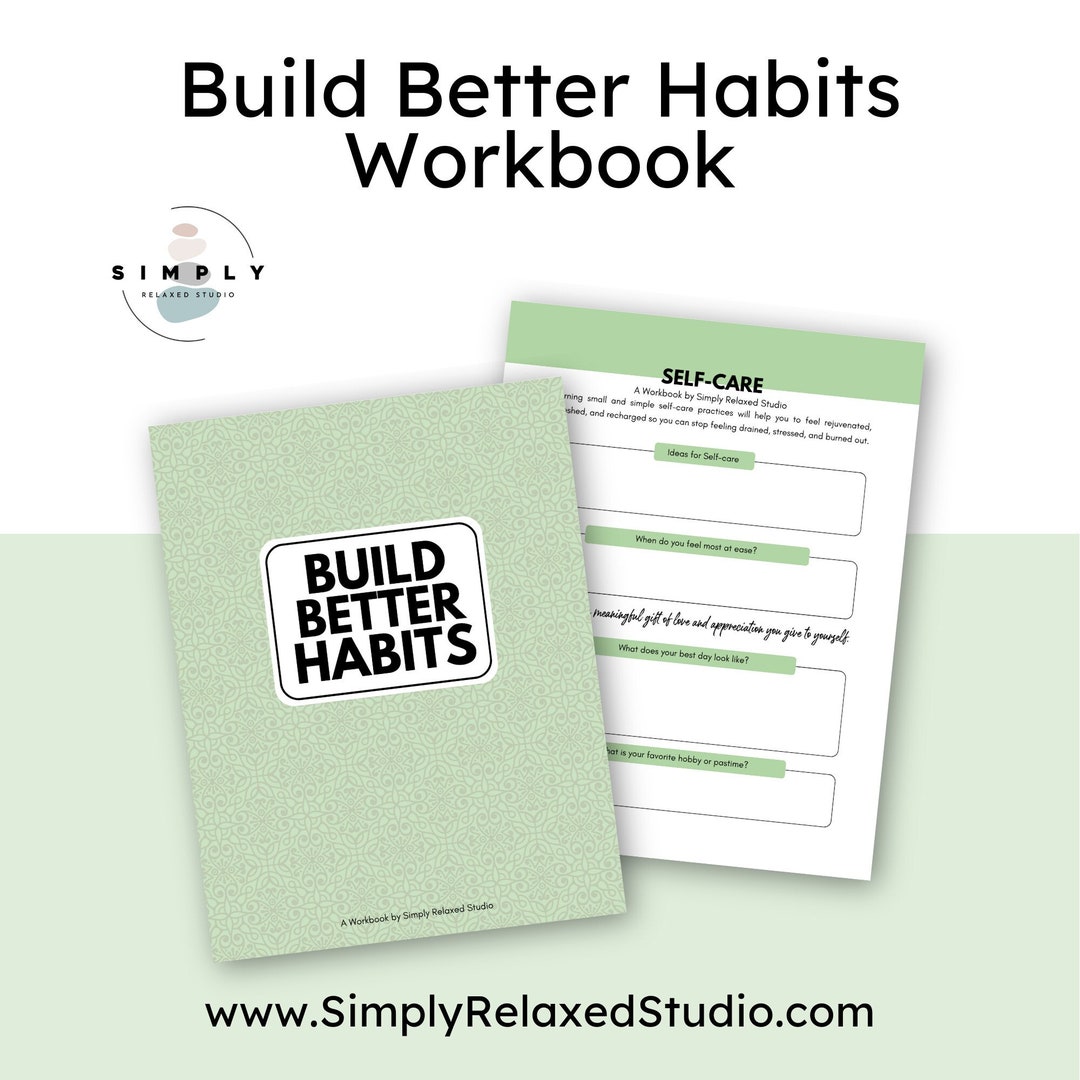 Build Better Habits Workbook, Habit Tracker, Self Development Tool ...