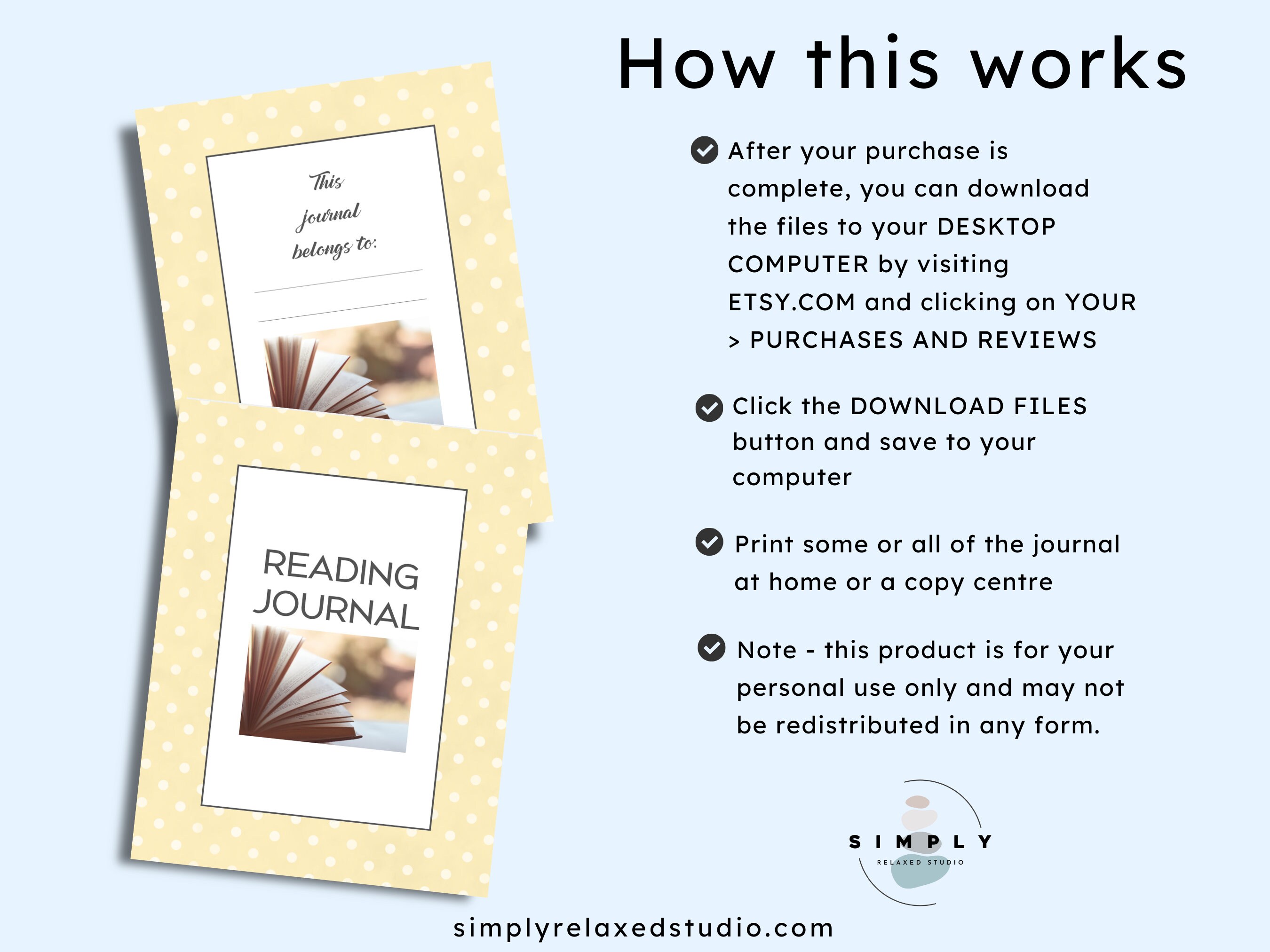 Reading Journal Printable Page, Reading Progress Log, Book Lovers Gift ...