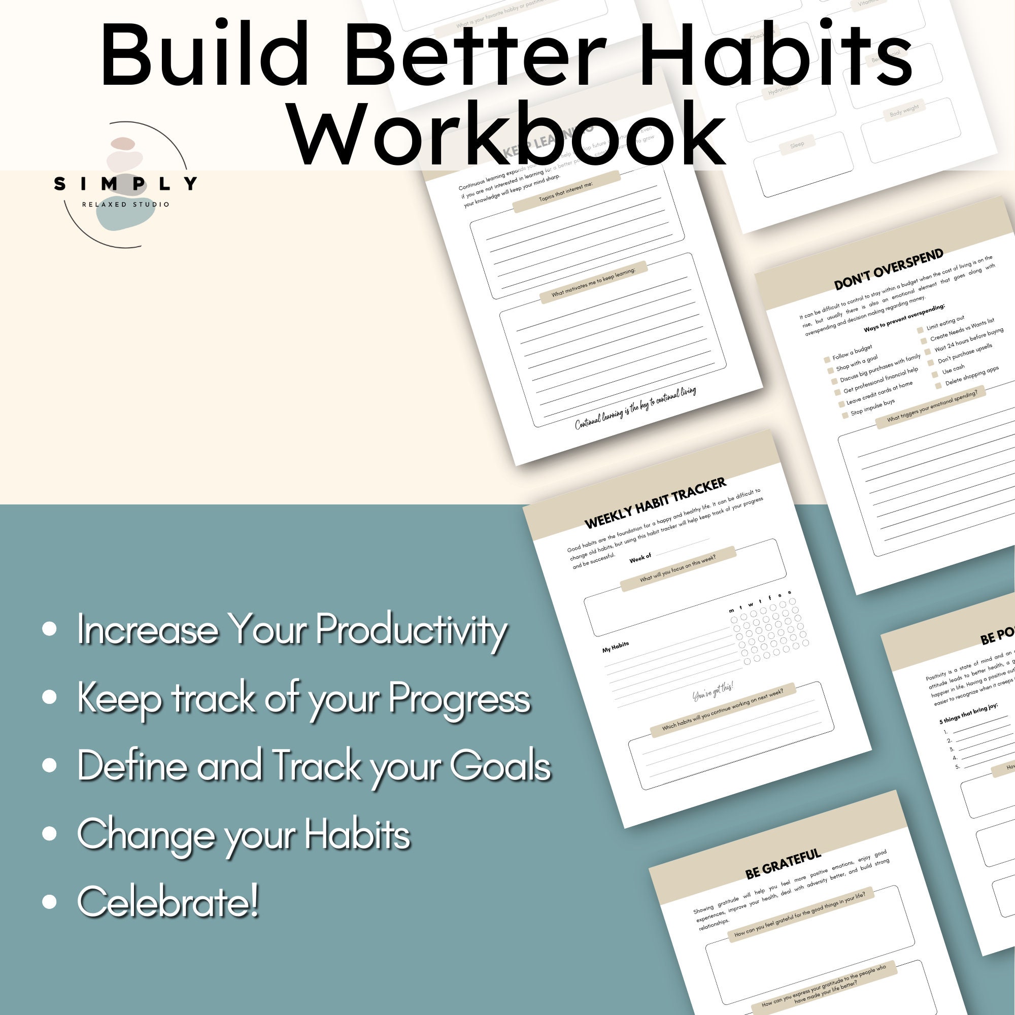 Build Better Habits Printable Workbook - Etsy
