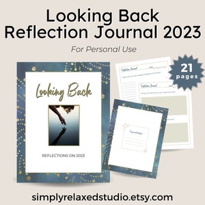 2023 Year in Review Journal, Looking Back Reflecting on 2023 Journal ...