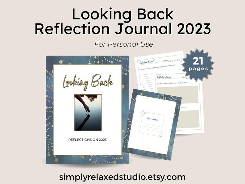 2023 Year in Review Journal, Looking Back Reflecting on 2023 Journal ...