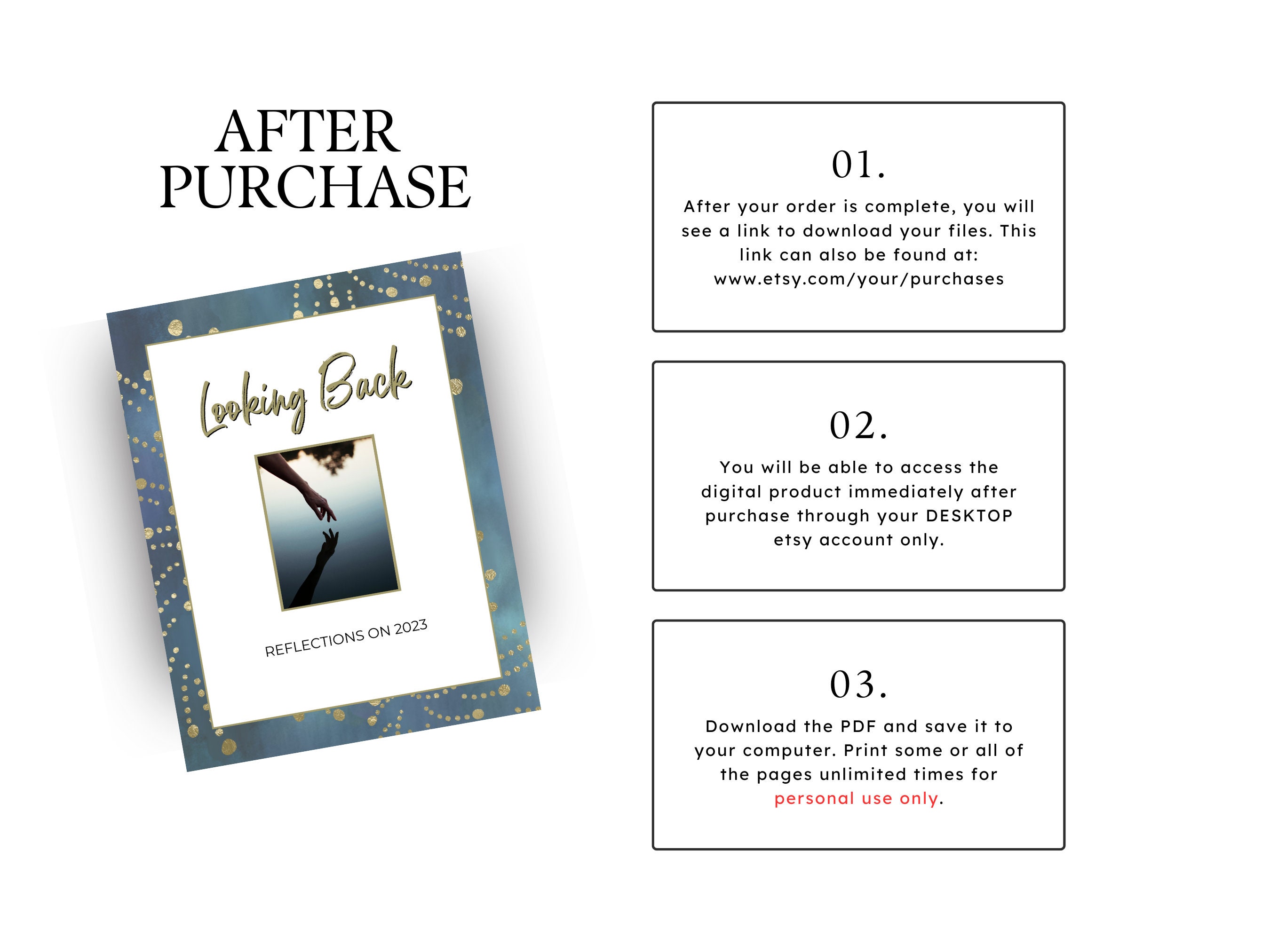 2023 Year in Review Journal, Looking Back Reflecting on 2023 Journal ...