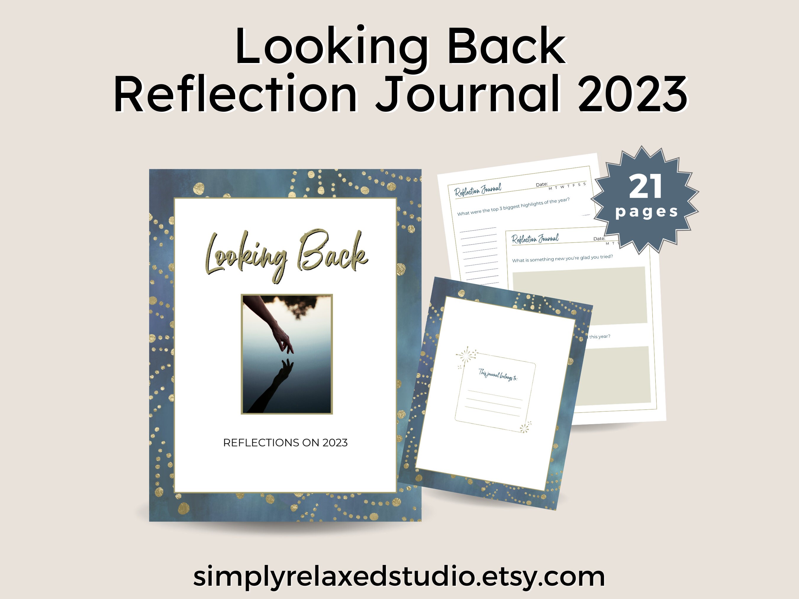 2023 Year in Review Journal, Looking Back Reflecting on 2023 Journal ...