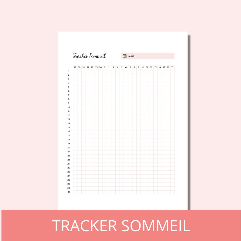 PDF Daily Routine Sheets in A4, A5 and Letter Format to Print in French ...