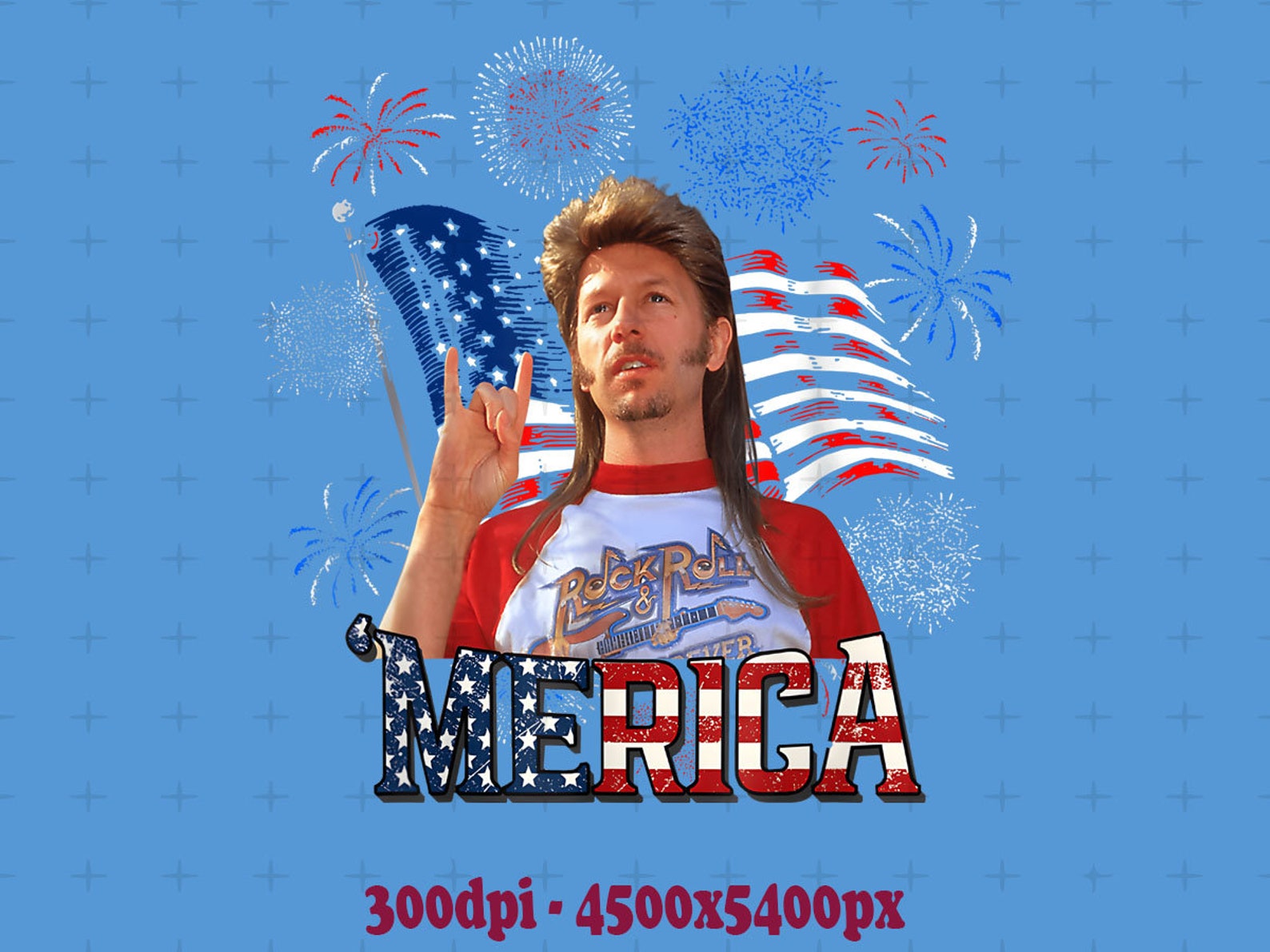 Joe Dirt Merica Png Fourth of July Png Sublimation Designs - Etsy
