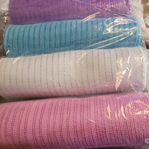 4 Pack Deco Mesh - Etsy