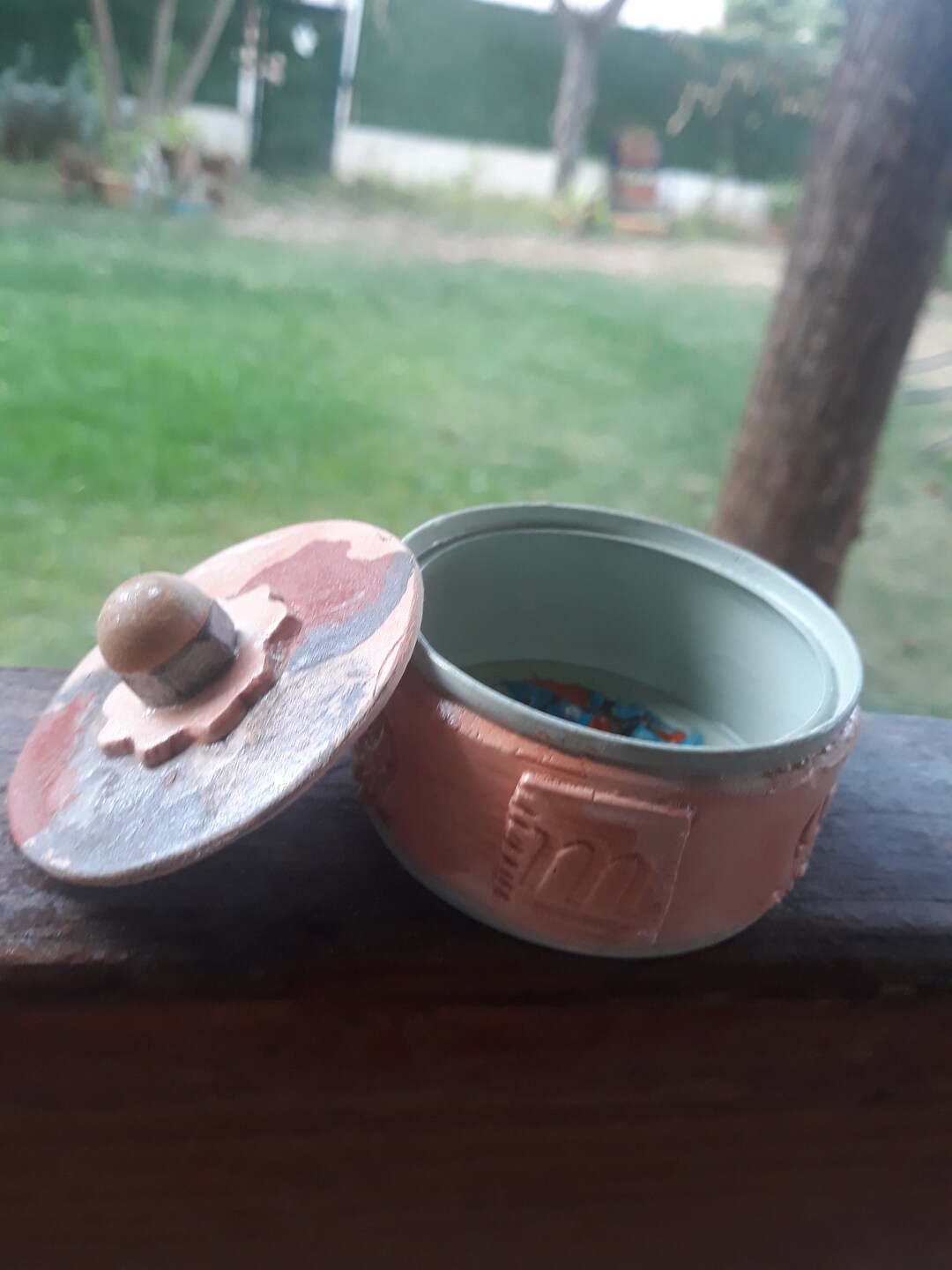 Air Dry Clay Boxes in Earthy Colors With Recycled Metal Accents ...