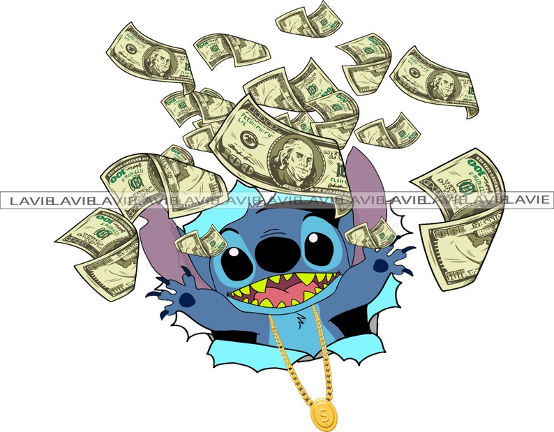 Gangster Svg Stitch Svg Gangster Stich With Money Svg File | Etsy