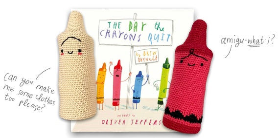 Crayon Buddies DIGITAL PATTERN Crochet Pattern - Etsy