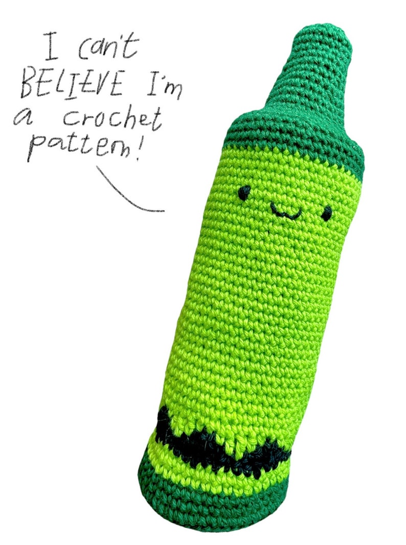 Crayon Buddies DIGITAL PATTERN Crochet Pattern - Etsy