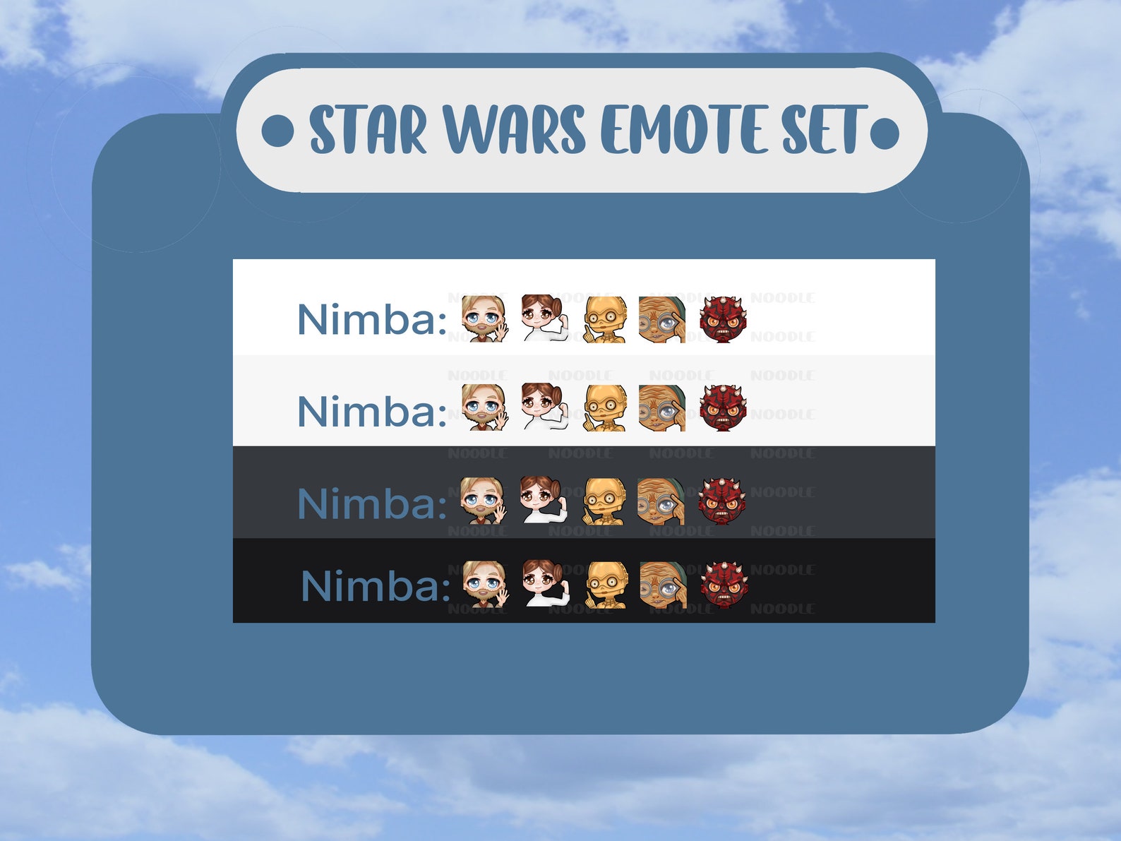 A Long Time Ago Twitch Emote Set - Etsy