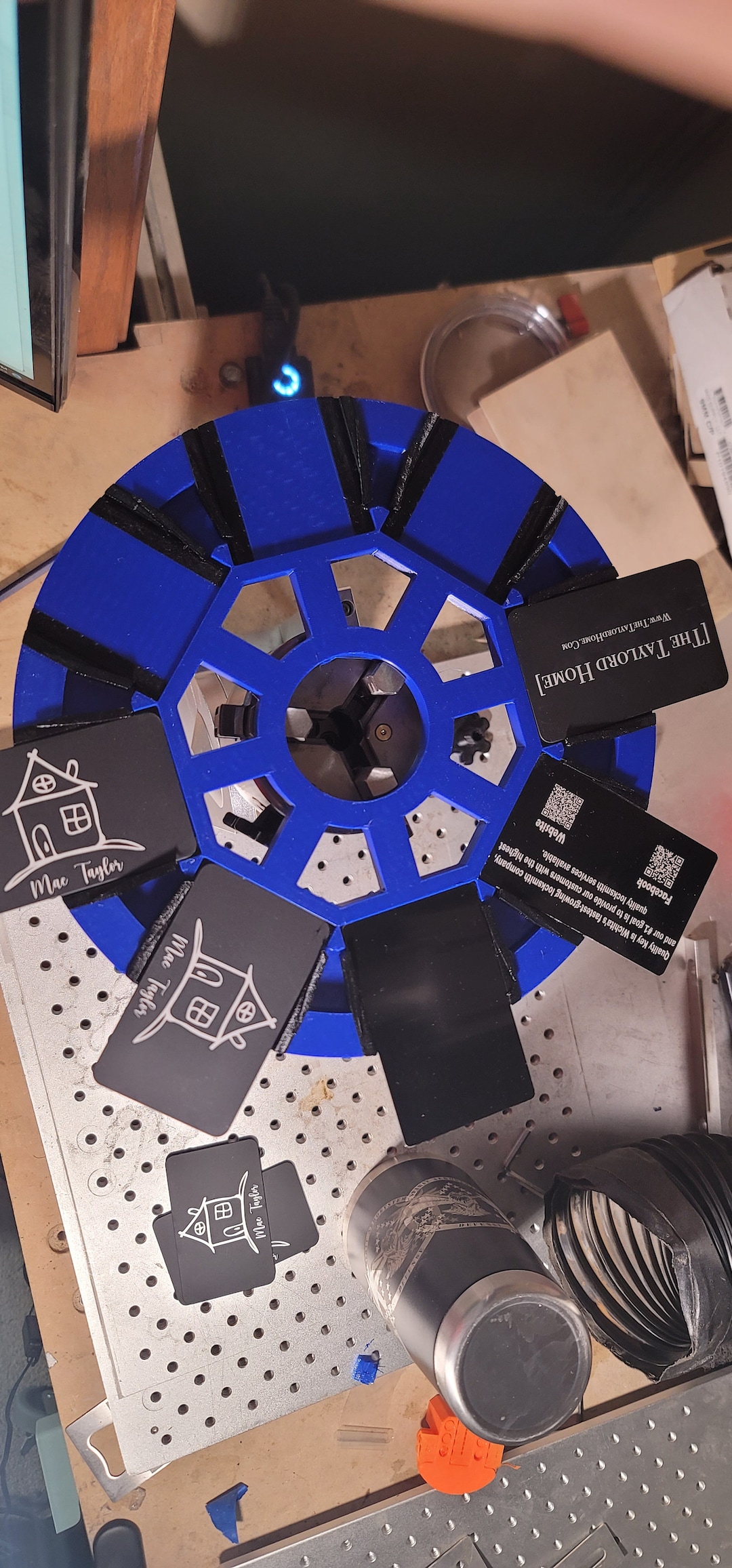 Business Card Rotary Attachment - Etsy