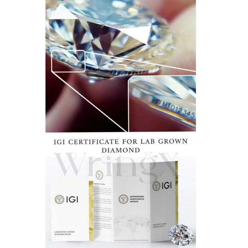 HUGE 6 Carat IGI Certified E Color VVS2 Clarity Oval Cut Lab Grown ...