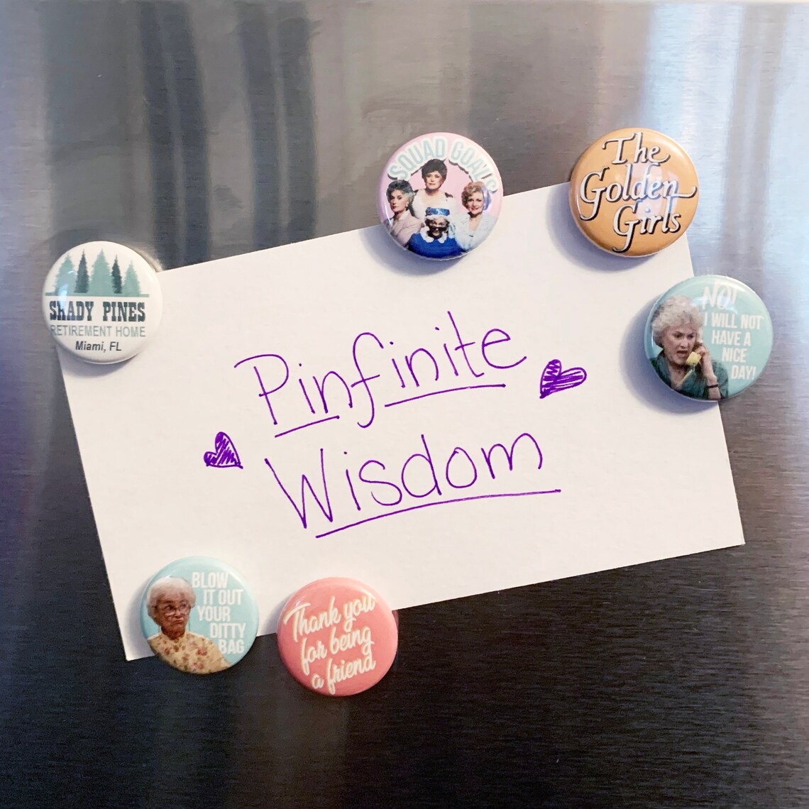Golden Girls Quotes Set of 12 1-inch Buttons or Magnets - Etsy
