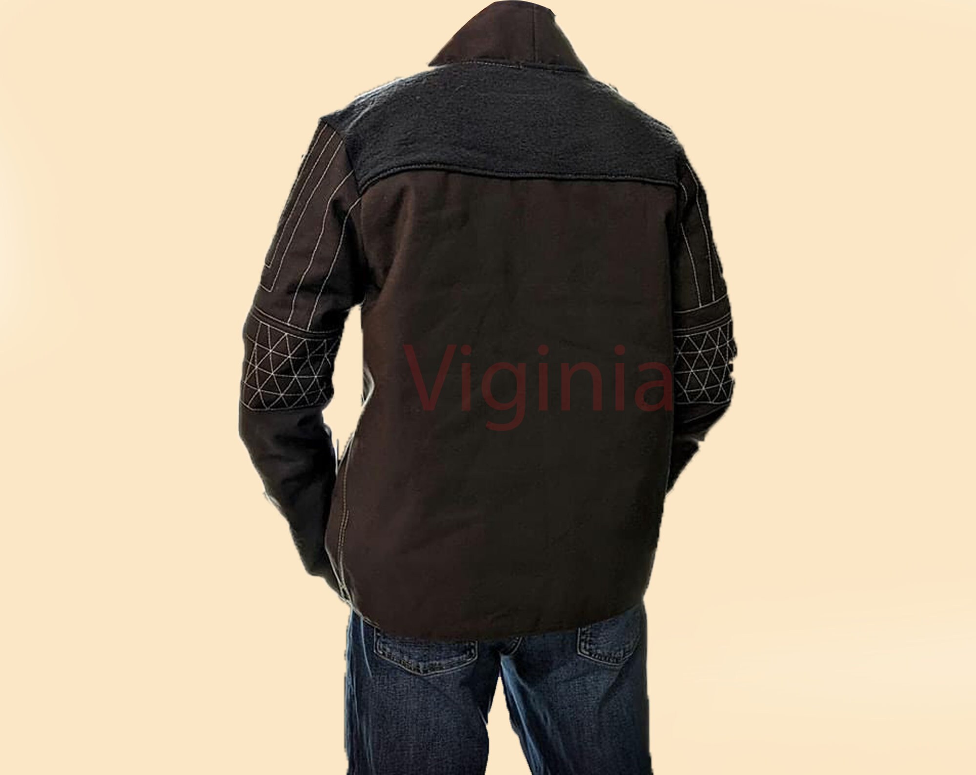 Mando Jacket, Mando Inspired Jacket, Mandalorian Custom Jacket - Etsy