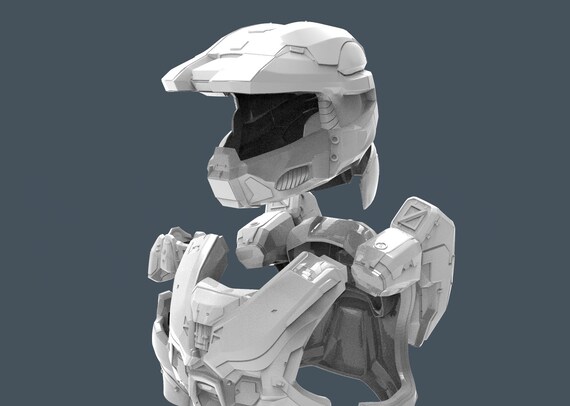 Halo STL 3D Digital File 3D Printer Printable Figure - Etsy