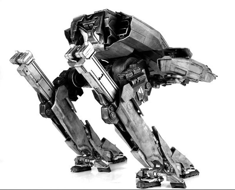 Robocop ED 209 2014 STL 3D Digital File 3D Printer Printable - Etsy Robocop ED 209 2014 STL 3D Digital File 3D Printer Printable - Etsy