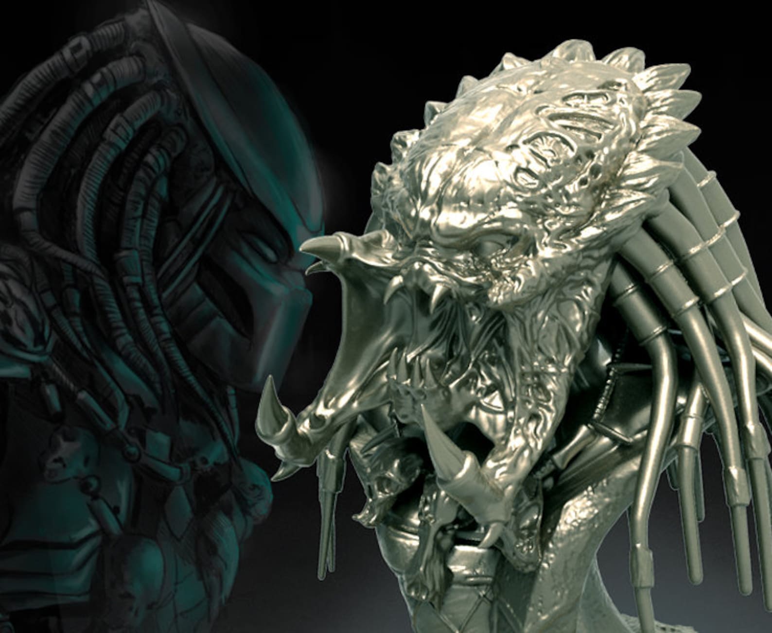 Predator STL 3D Digital File 3D Printer Printable Figure - Etsy Singapore