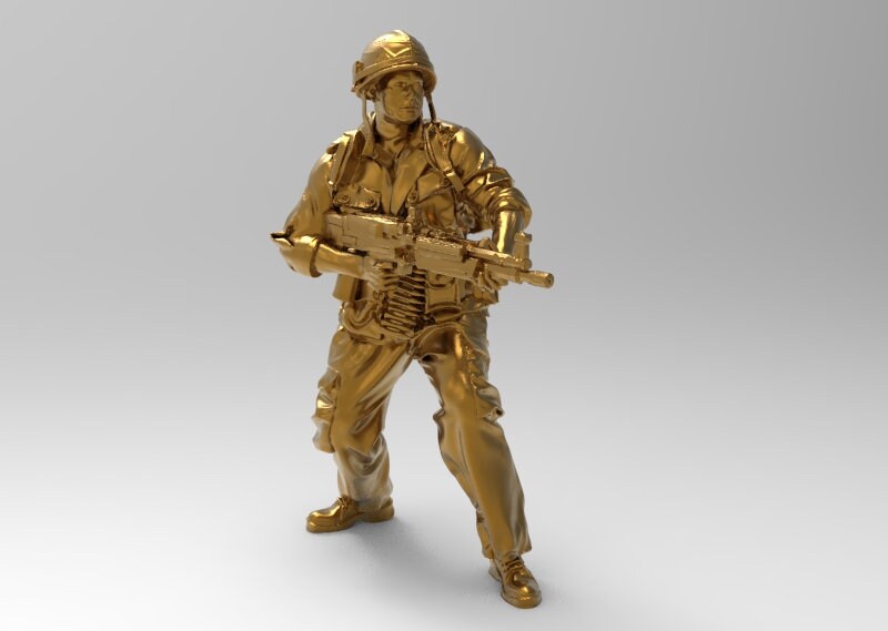 US Army WW2 STL 3D Digital File 3D Printer Printable Figure | Etsy UK