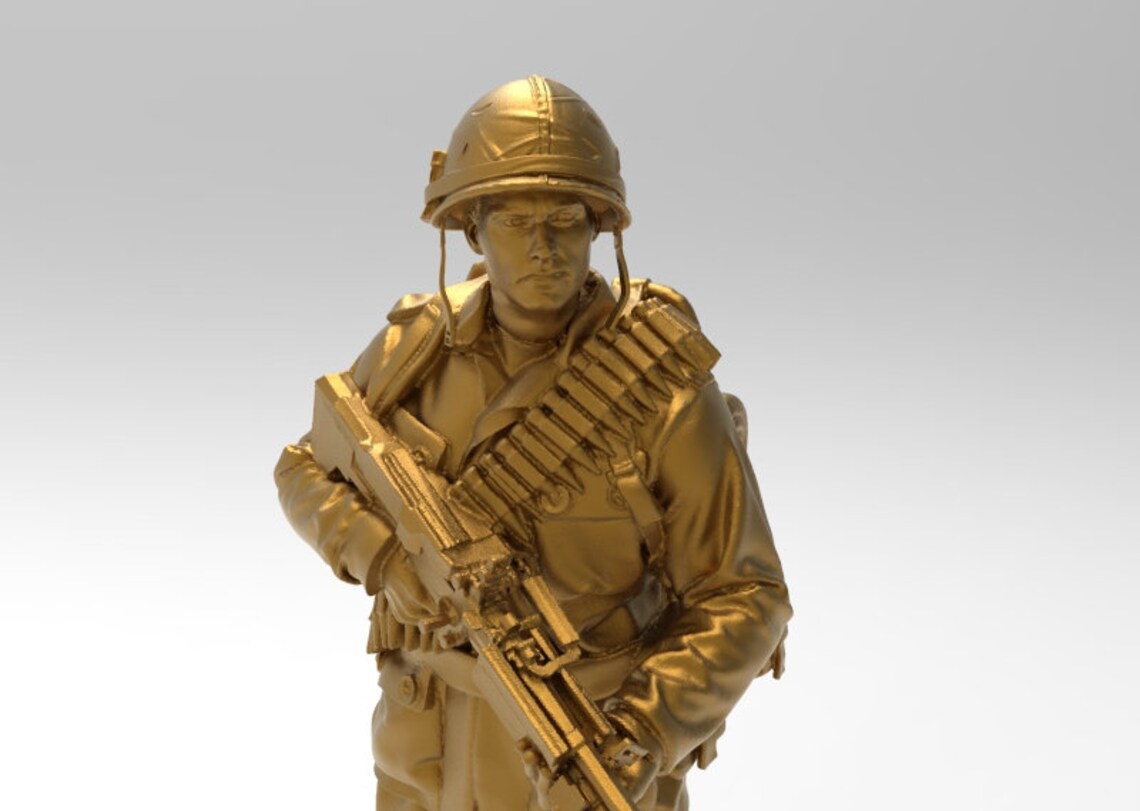 US Army WW2 STL 3D Digital File 3D Printer Printable Figure - Etsy Denmark