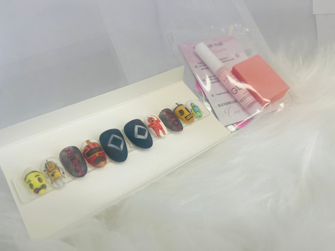 10pcs Roblox Press on Nails - Etsy