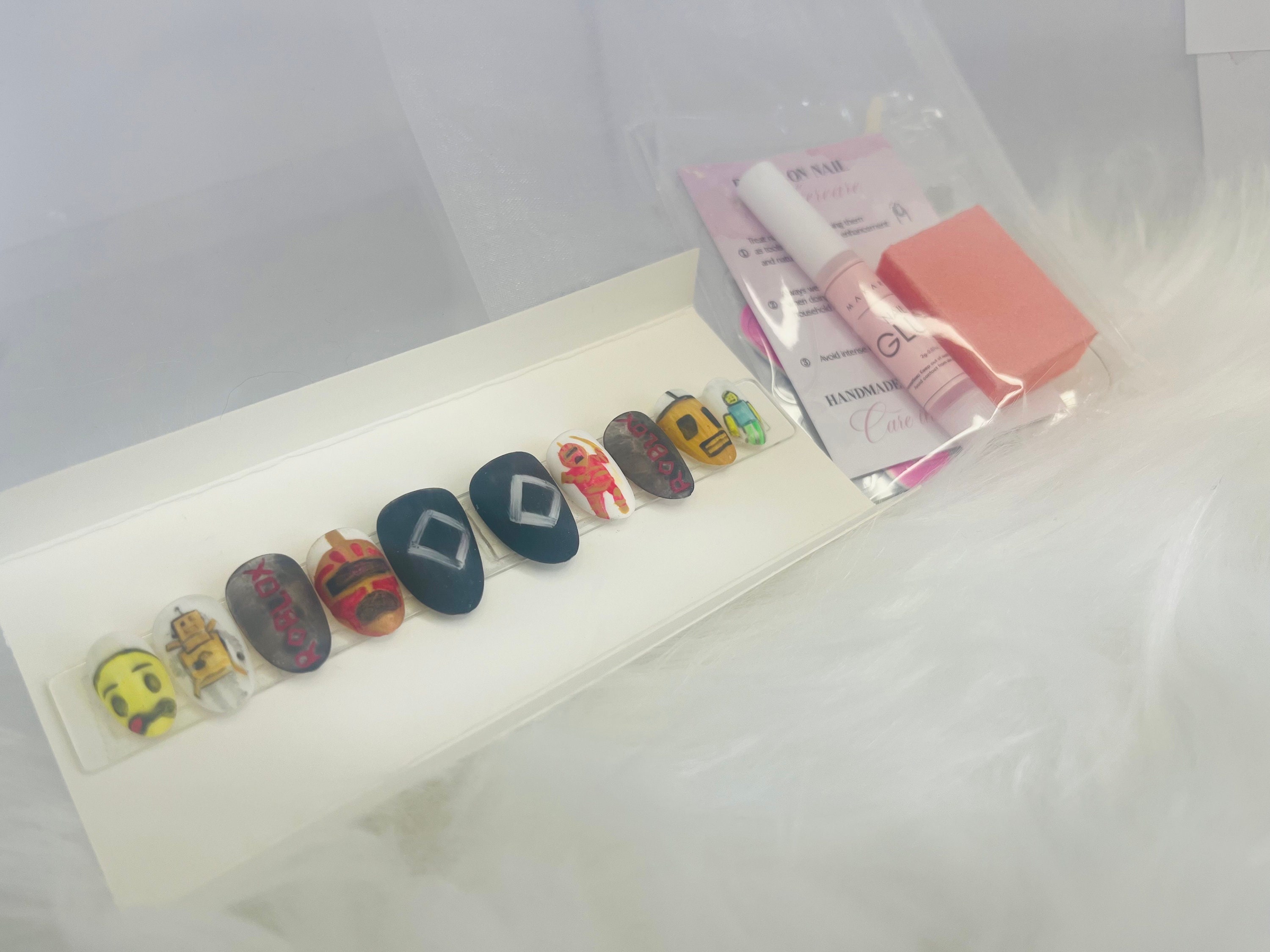 10pcs Roblox Press on Nails - Etsy