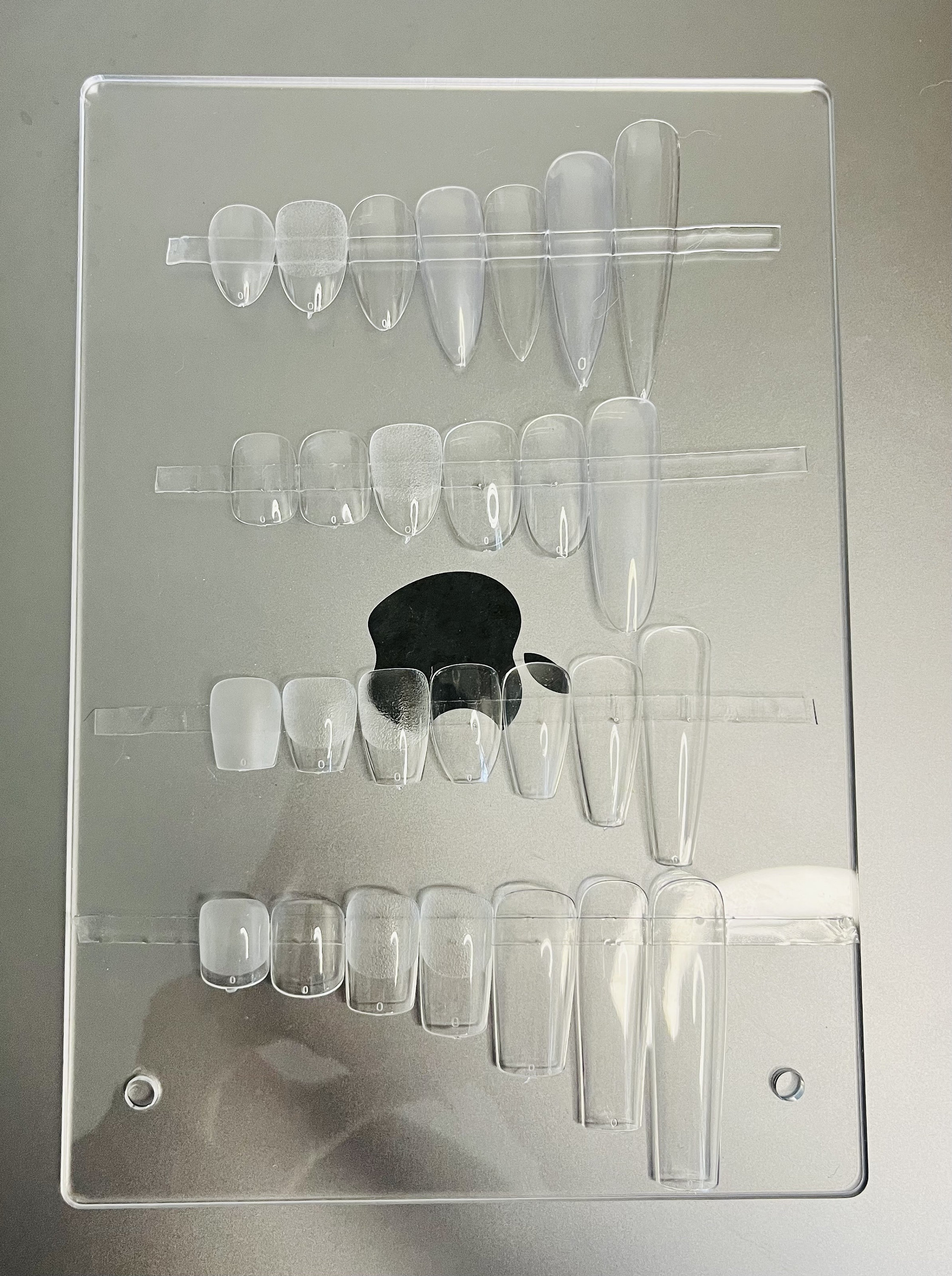 34pcs Heart Lava Lamp Nail and Toe Nails - Etsy