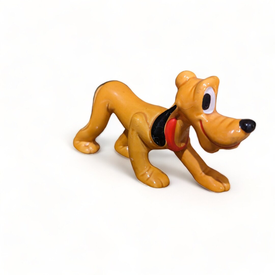 Vintage Porcelain Walt Disney Pluto Figure Made in Japan 5,5” Large ...