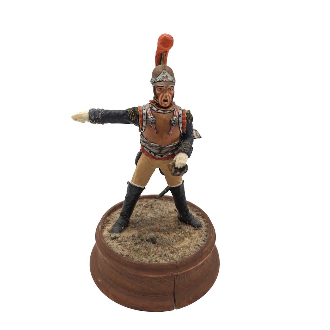 Vintage Niena Art Studio Hand Painted Unique Russian Soldier Figurine ...