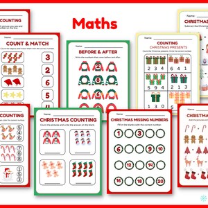 Christmas Worksheets Bundle, Printable Christmas Worksheets ...