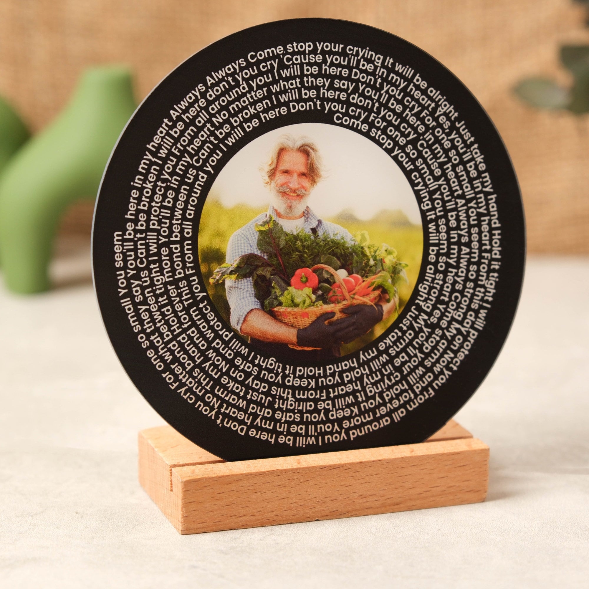 Custom Song Lyrics Photo Plaque: Personalized Acrylic Music Gift - Etsy