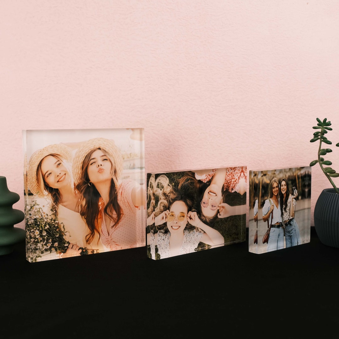Personalized Photo Acrylic Block, Custom Picture Print - Etsy