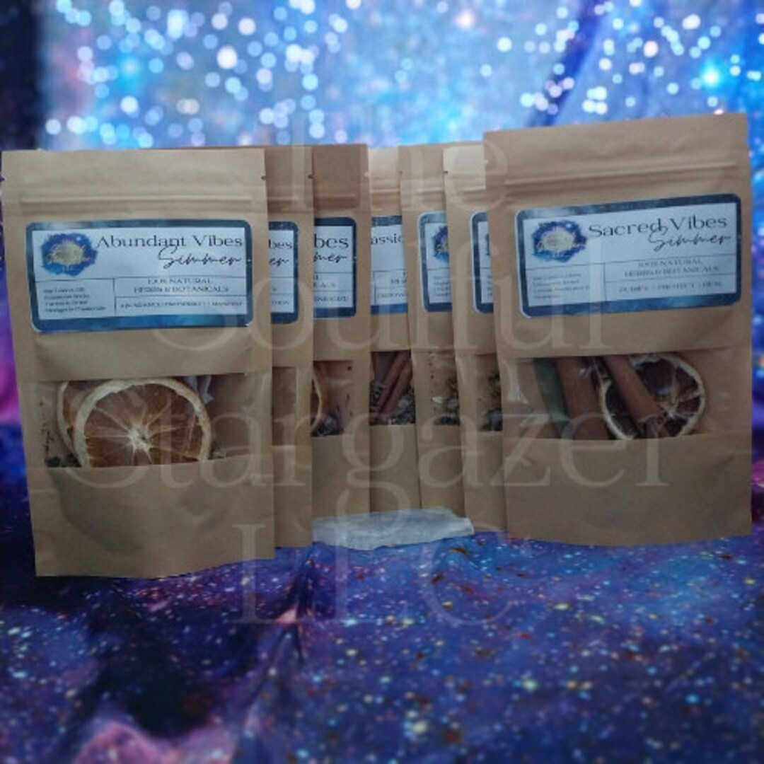 Vibes Simmer Set Ritual Simmer Kit Set Intention Simmer Kit Set Set of ...