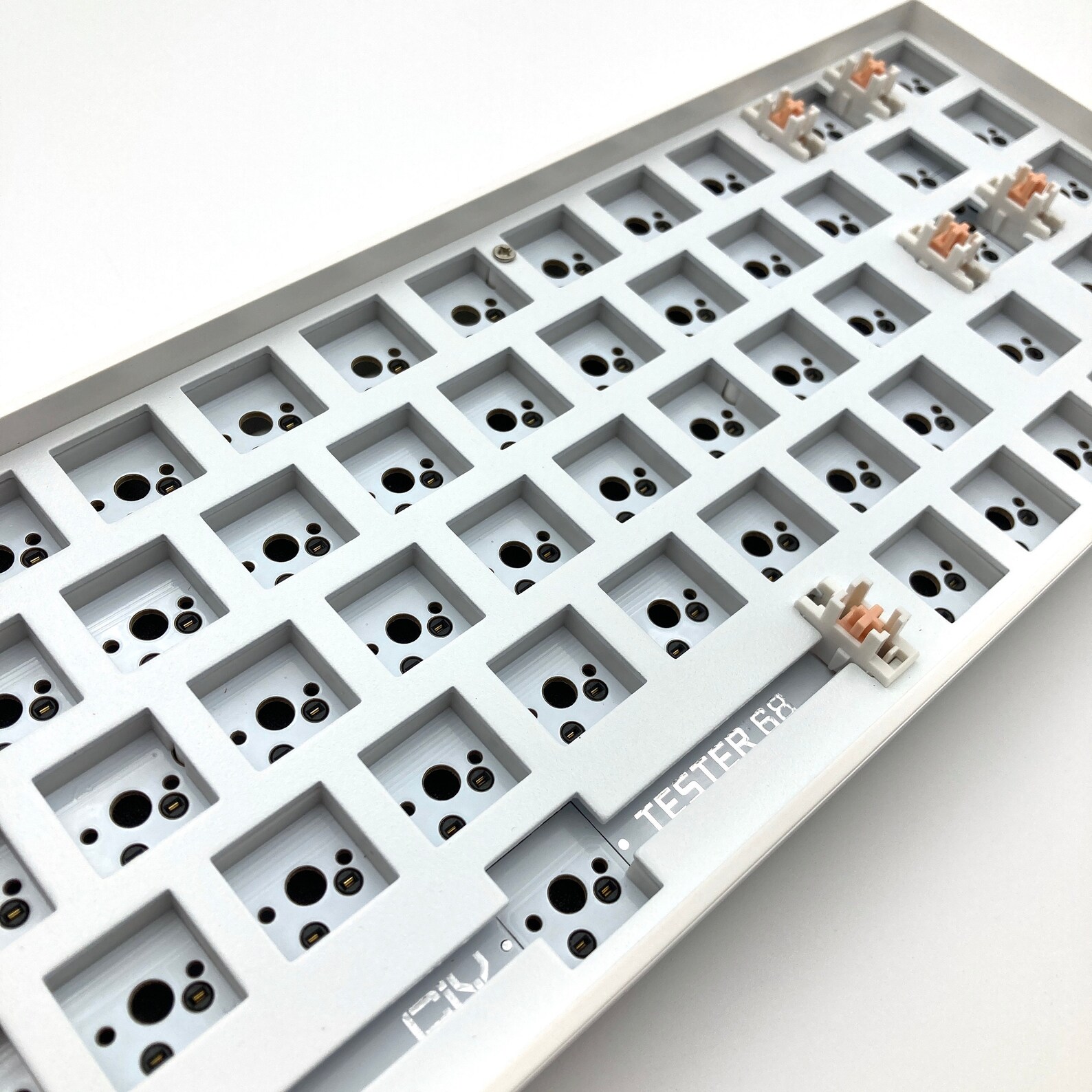 CIY Tester 68 TES68 Mechanical Keyboard Kit White - Etsy