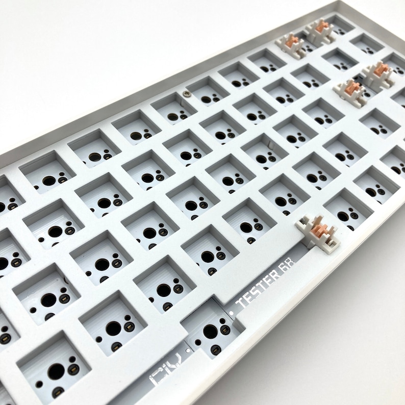 CIY Tester 68 TES68 Mechanical Keyboard Kit White - Etsy