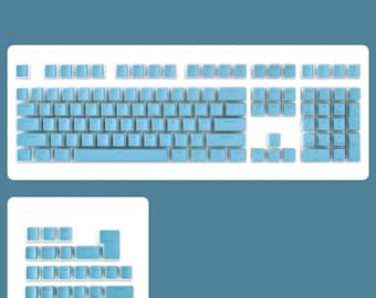 Pastel Yellow Pudding Keycaps for Mechanical Keyboards 129 Keys ...