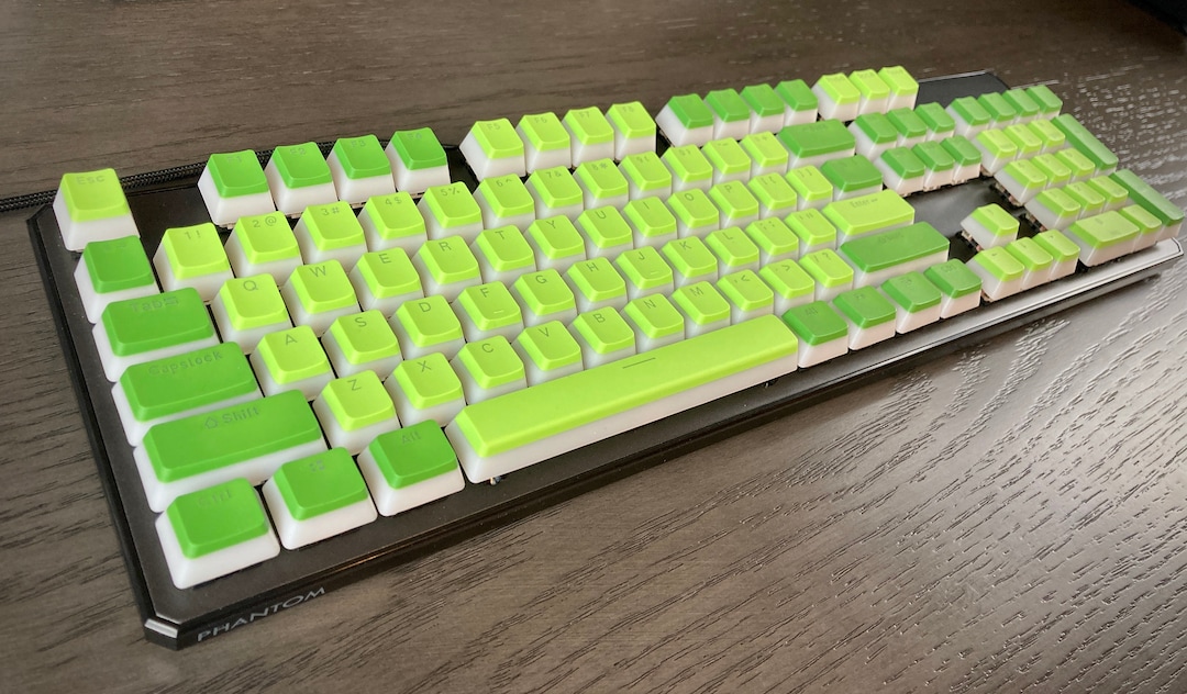 Keebco Backlit PBT Pudding Keycaps for Mechanical Keyboards - 108 Keys ...