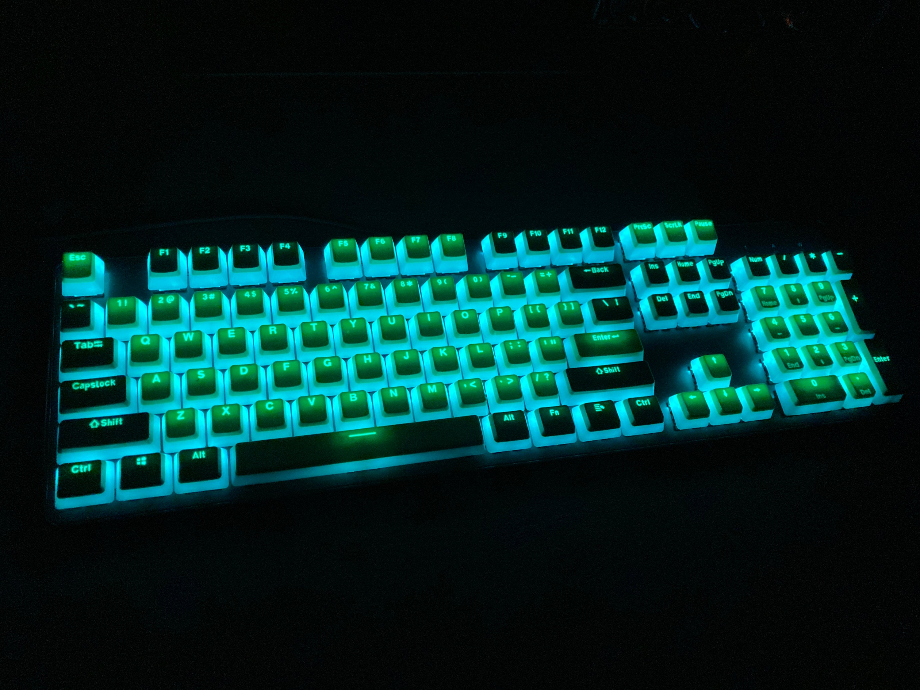 WASD Keycaps Set Backlit PBT Pudding Keycaps for Mechanical - Etsy