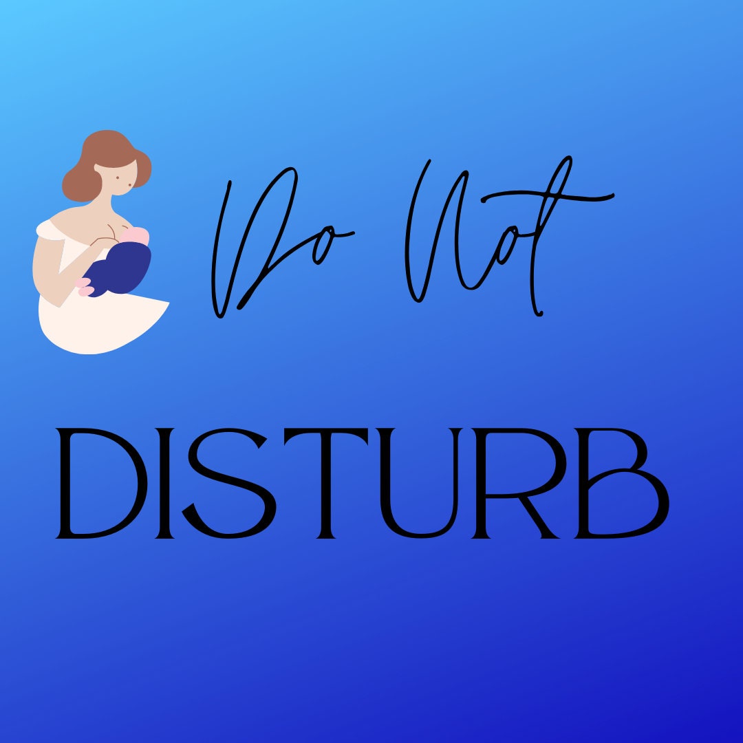 Do Not Disturb - Blue - Etsy