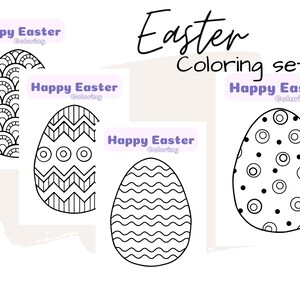 Easter Coloring Bundle | Activity Bundle | Learn Numbers | Letters ...