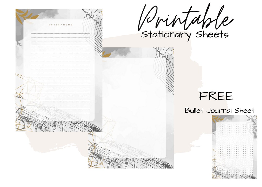 Stationery Paper | Printable Stationary | Printable Writing Paper ...