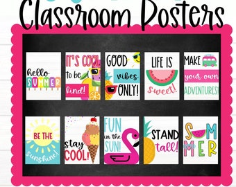 BULLETIN BOARD KITS Cute Earth Day Posters Classroom Décor | Etsy