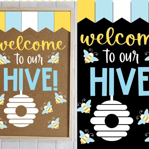 Elementary Classroom Decor Welcome to Our Hive Wall Decal - Etsy