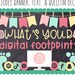 BULLETIN BOARD KIT Digital Footprint Classroom Décor Bulletin Board ...