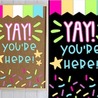 Back to School Classroom Decor, Retro Roller Skates, Classroom Door ...