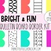 BULLETIN BOARD BORDERS Bold & Bright Collection Classroom Bulletin ...
