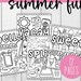 Coloring Pages Kit - Summer Fun | 12 Printable Summer Coloring Pages ...