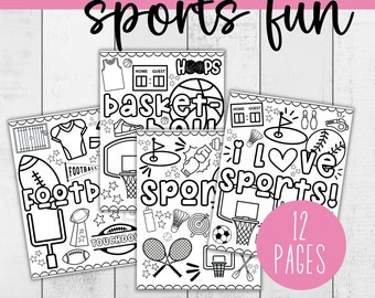 Coloring Pages Kit Summer Fun 12 Printable Summer Coloring Pages for ...