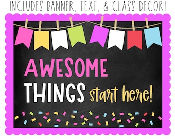 Back to School Bulletin Board Kit Lemon Bulletin Boards - Etsy