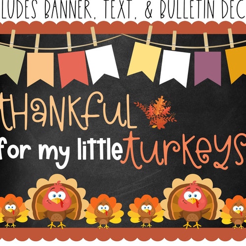 Fall Bulletin Board Borders - Etsy